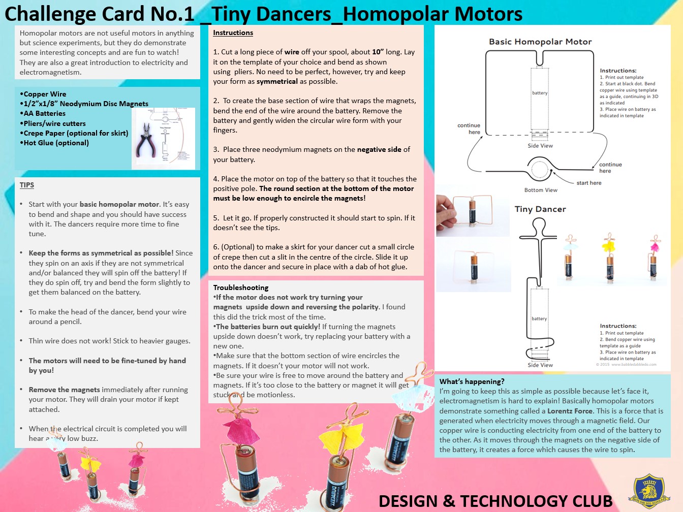 Design & Technology | Activities | D&T Club