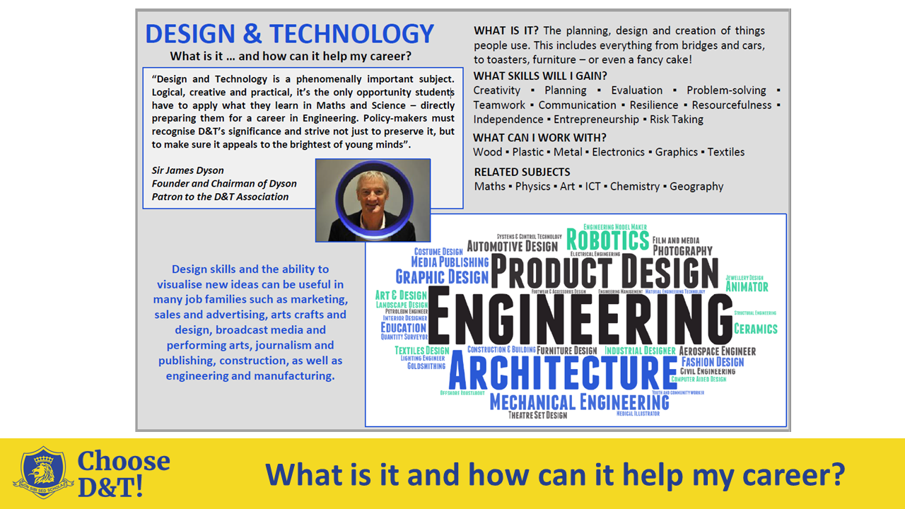 Design & Technology |Careers | D&T Careers